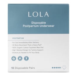 Organic Disposable Postpartum Underwear – LOLA